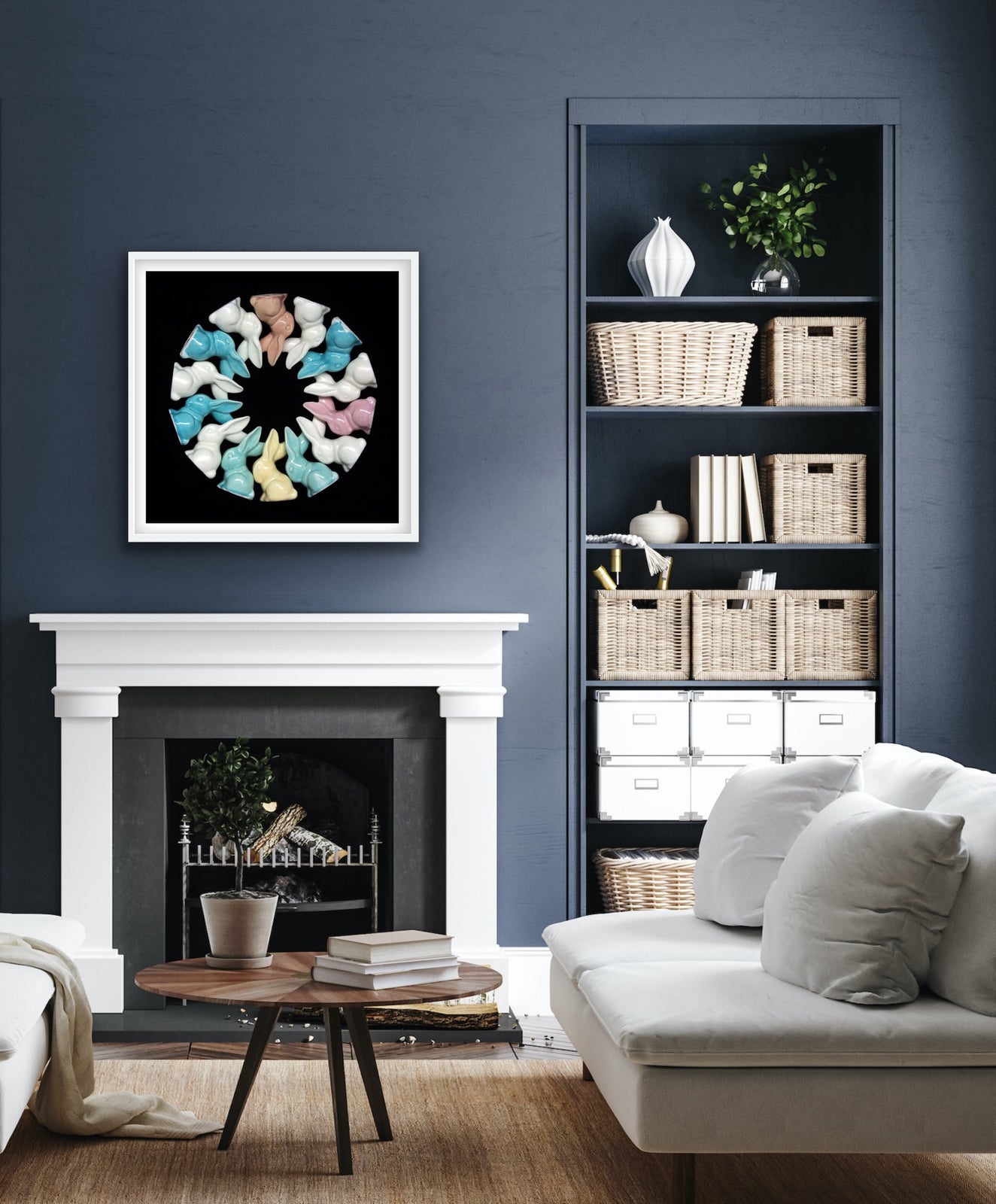 Art Above Fireplace: Ideas, Sizes and 25 Recommendations