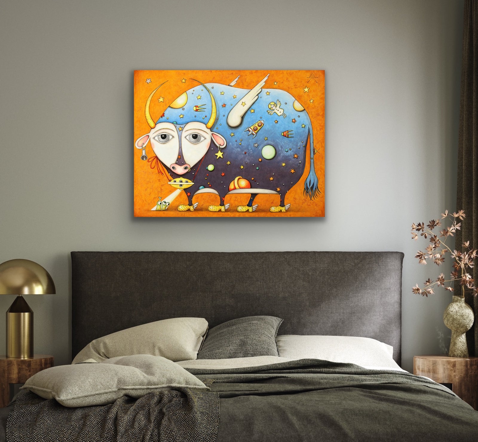 Art Above Queen Bed: Ideas, Sizes and 25 Recommendations