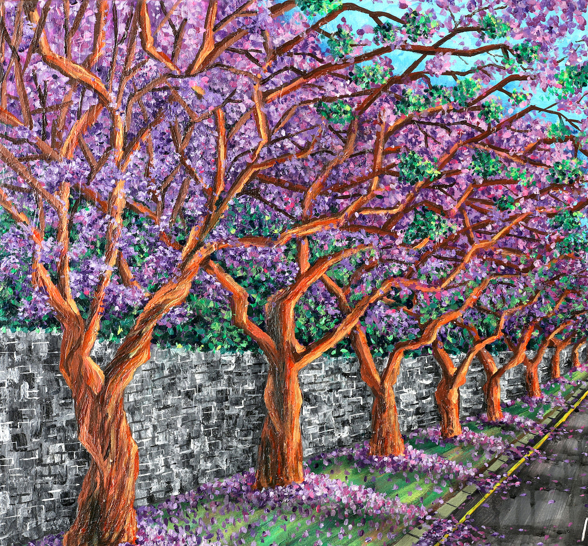 African artist Tsholo Motong, "Jozi my pozi (Print)" artwork