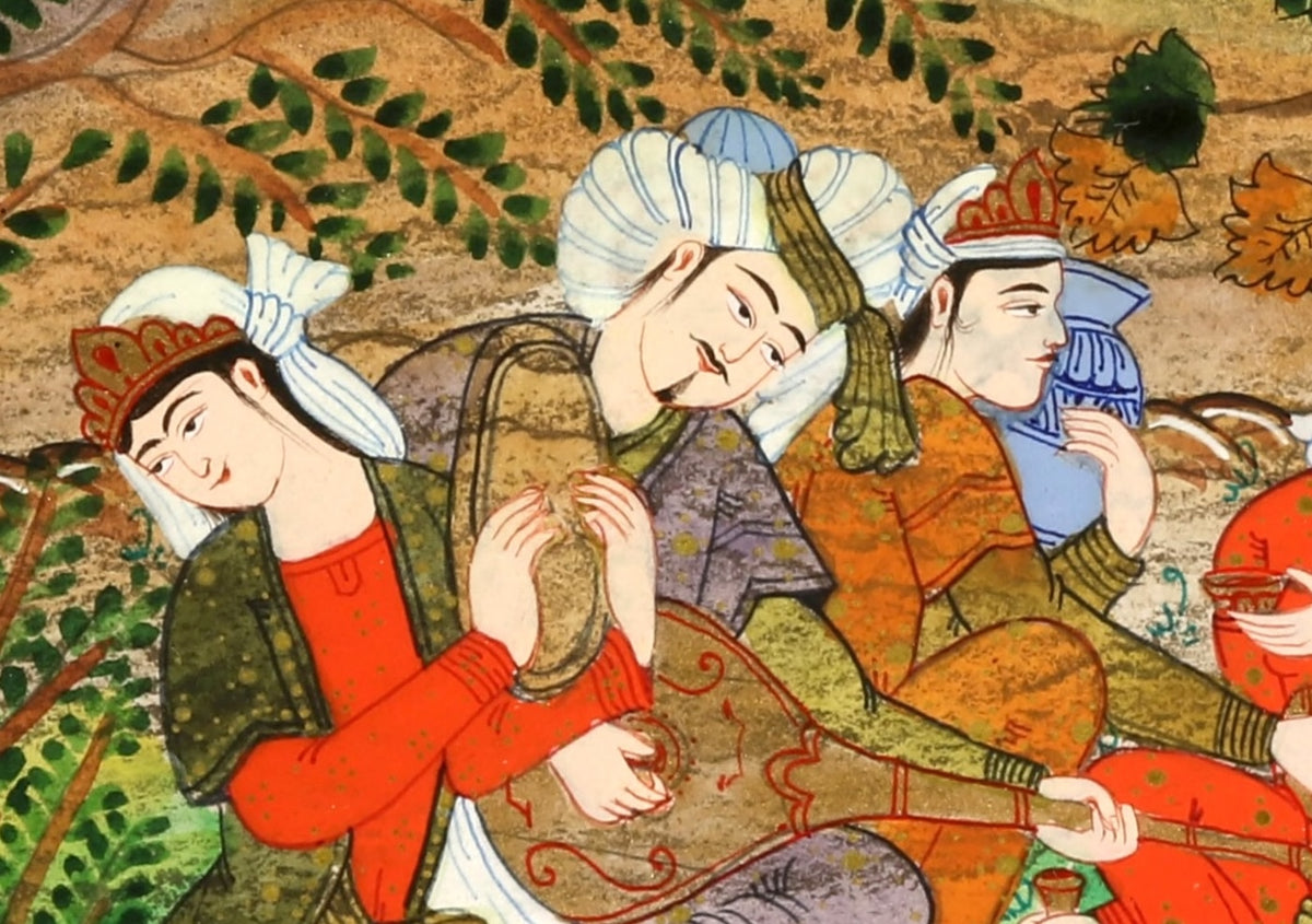 Persian miniature painting - 1001 Nights (Print) - Feruz Temirov