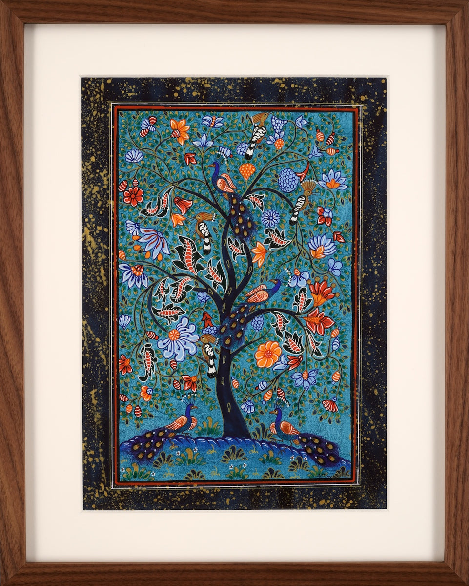 Persian miniature painting - Tree of Life - Feruz Temirov