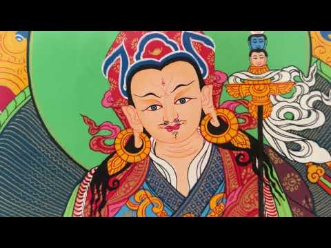 Thangka painting - Guru Rinpoche - Tashi Gurung