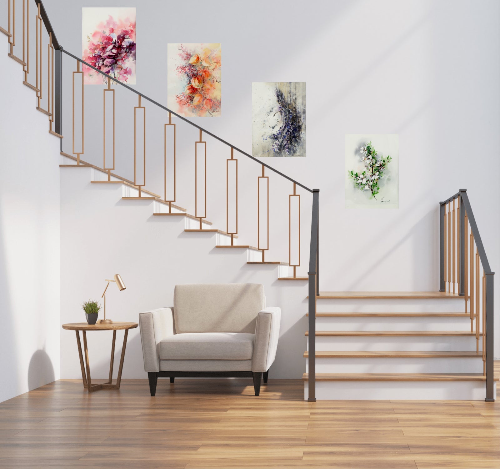 Stair Art - Ideas, Sizes, Recommendations