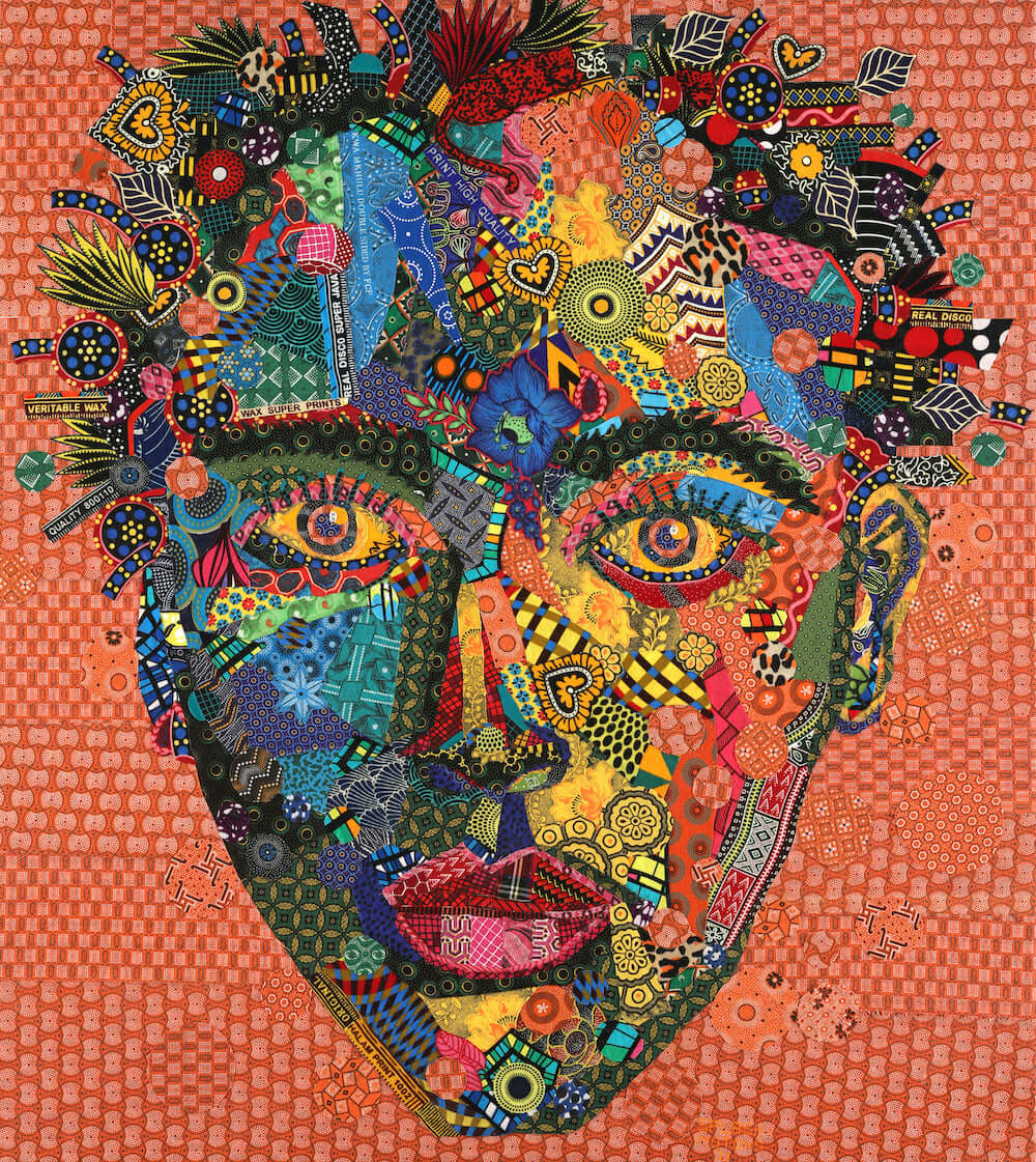 African Collage Artist