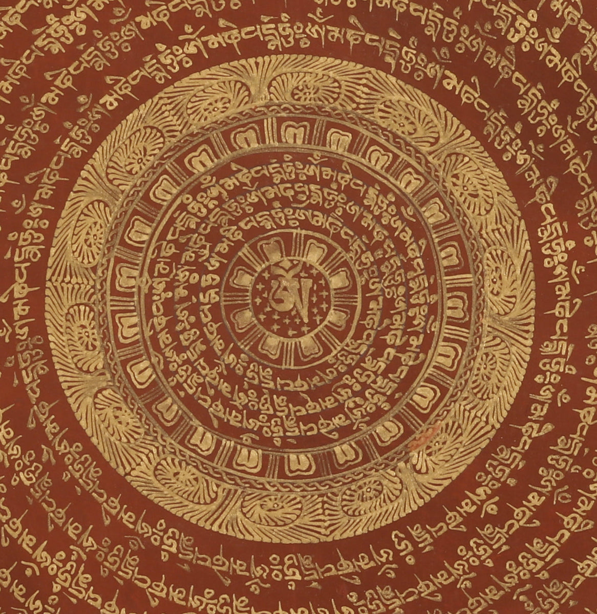 Thangka painting - Mantra Mandala (Print) - Tashi Gurung